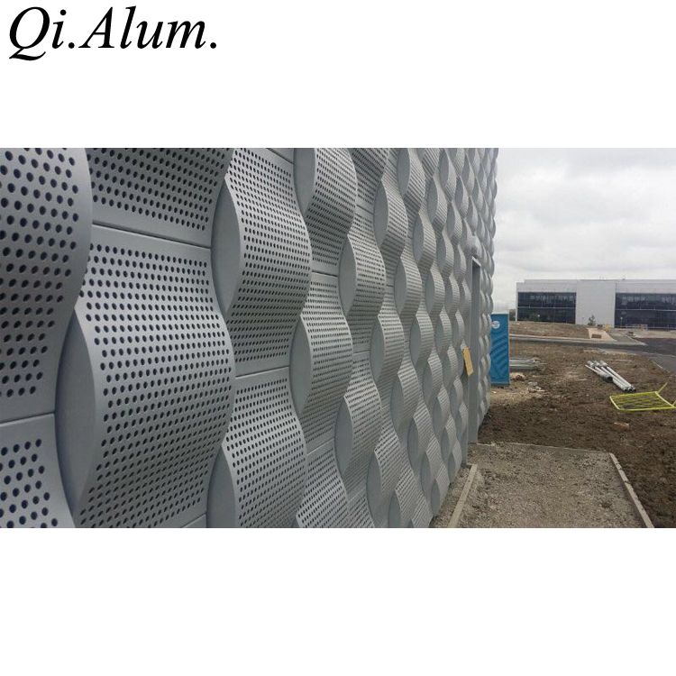 Custom CNC Cutting Aluminum perforated screen Decorative aluminum Wall ...