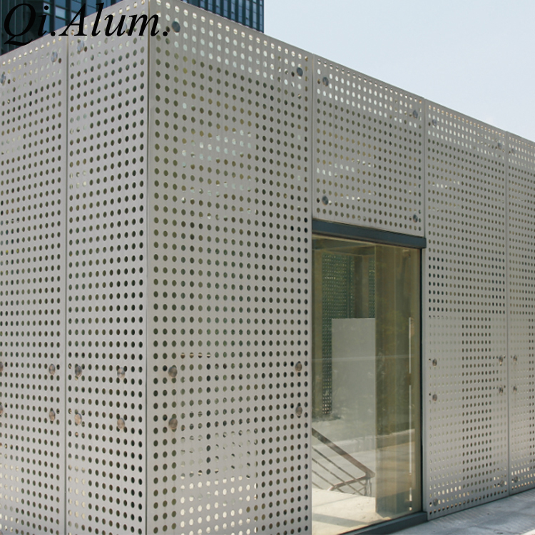 Aluminum Micron Punched Hole Metal 2/3mm Perforated Mesh