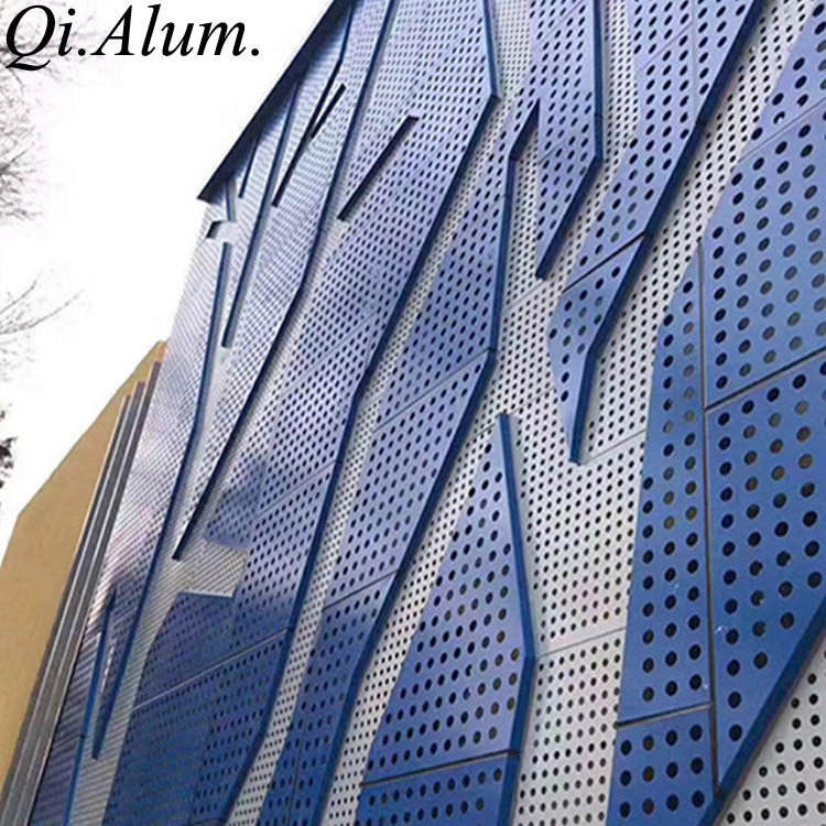 Exterior/Interior Decorative Alucobond Aluminium Perforated Cladding ...