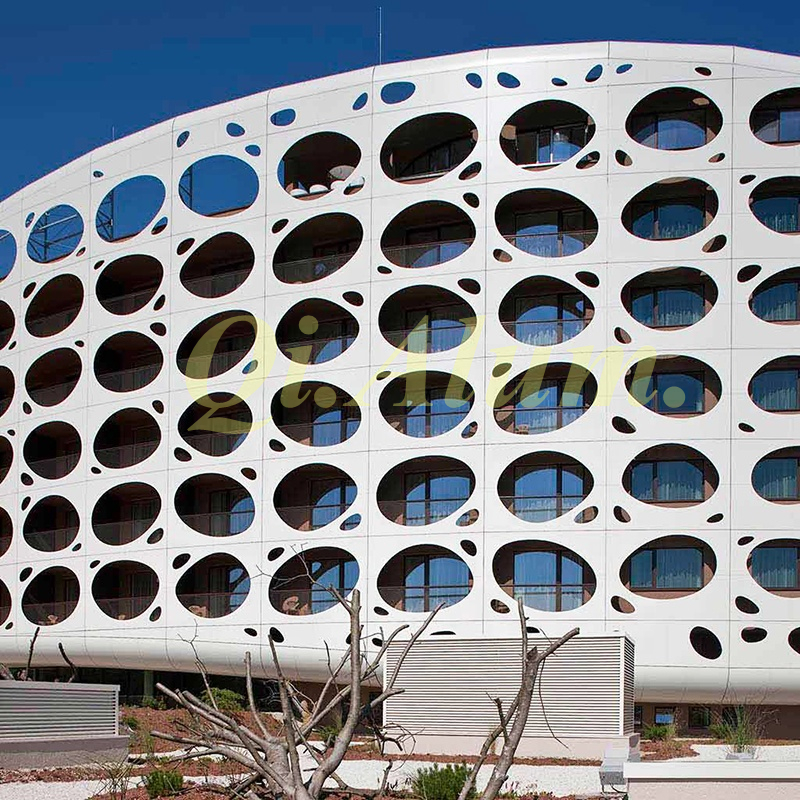 Construction outdoor Cladding 3MM Aluminum perforated mashrabiya ...