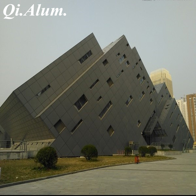 Saudi project aluminum facade building solid decorative cladding panel