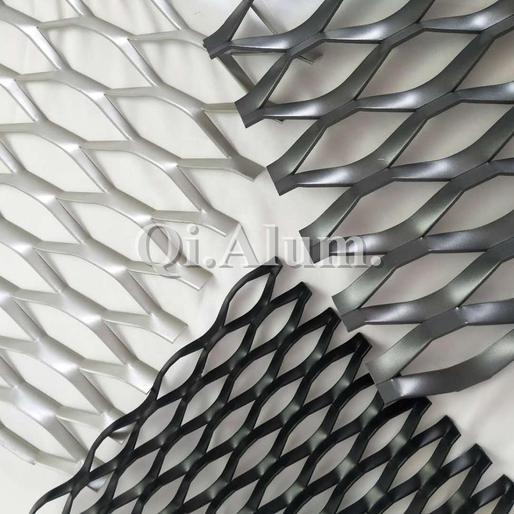 Introuduction of indoor ceiling aluminum expanded mesh cladding