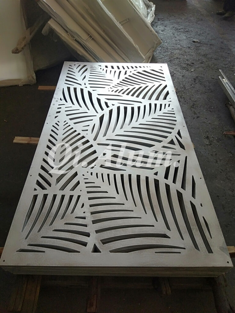Custom aluminum panels laser cut metal screens aluminum perforated ...