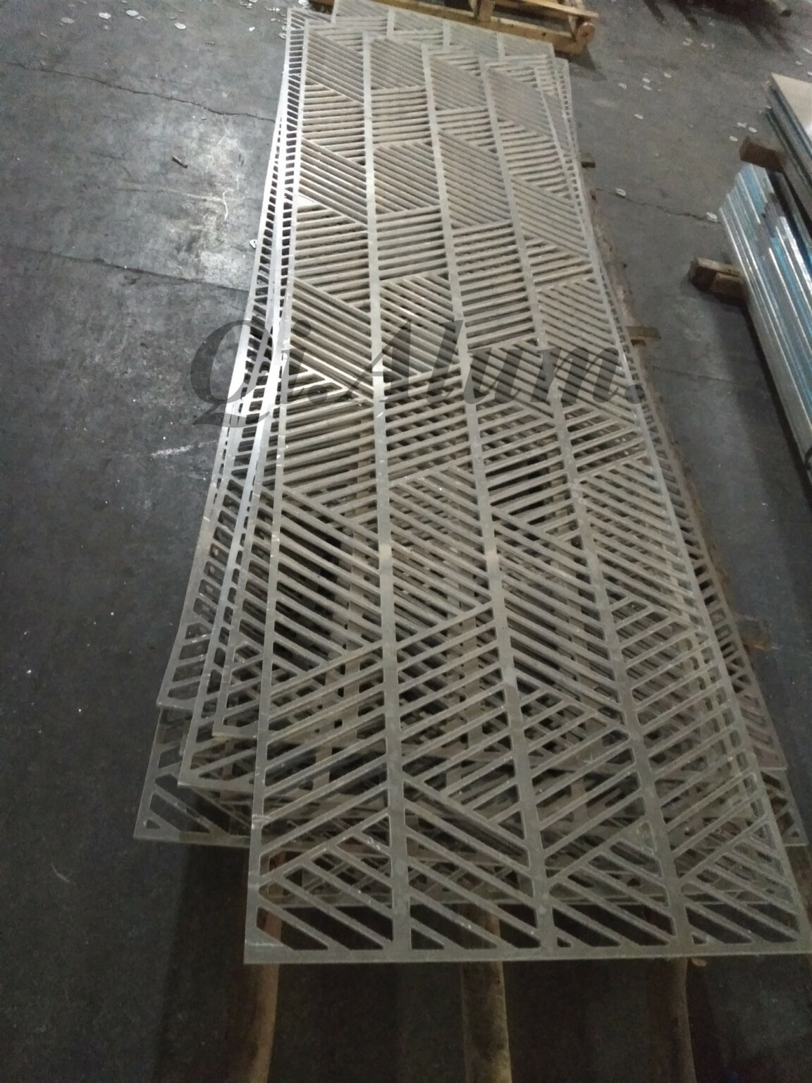 Custom aluminum panels laser cut metal screens aluminum perforated ...