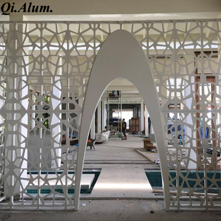 3003 alloy 2MM thickness indoor room aluminum perforated panel screen