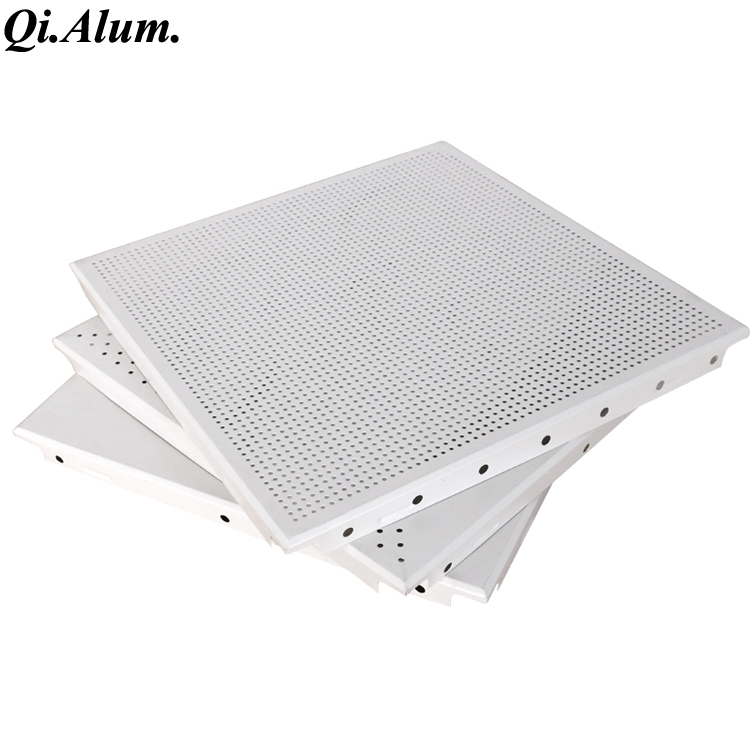 Clip-in/lay-in aluminium ceiling tiles suspended ceiling system
