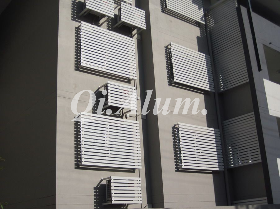Outdoor PVDF coating laser cut Aluminum perforated Air Conditioner Cover