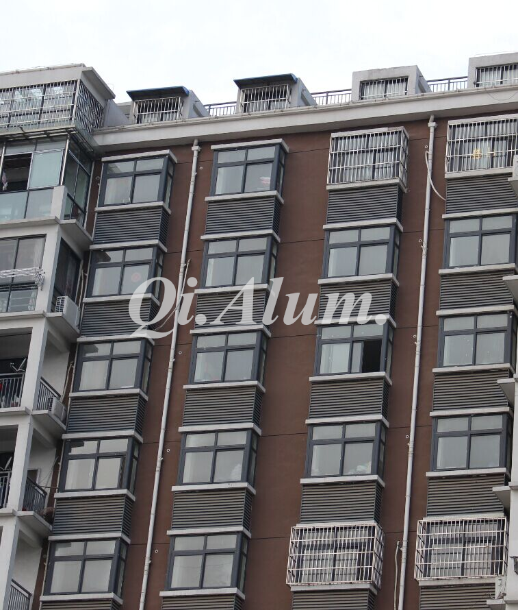 Outdoor Aluminum AC Unit Louver Metal Cladding Aluminum Air Conditioner ...