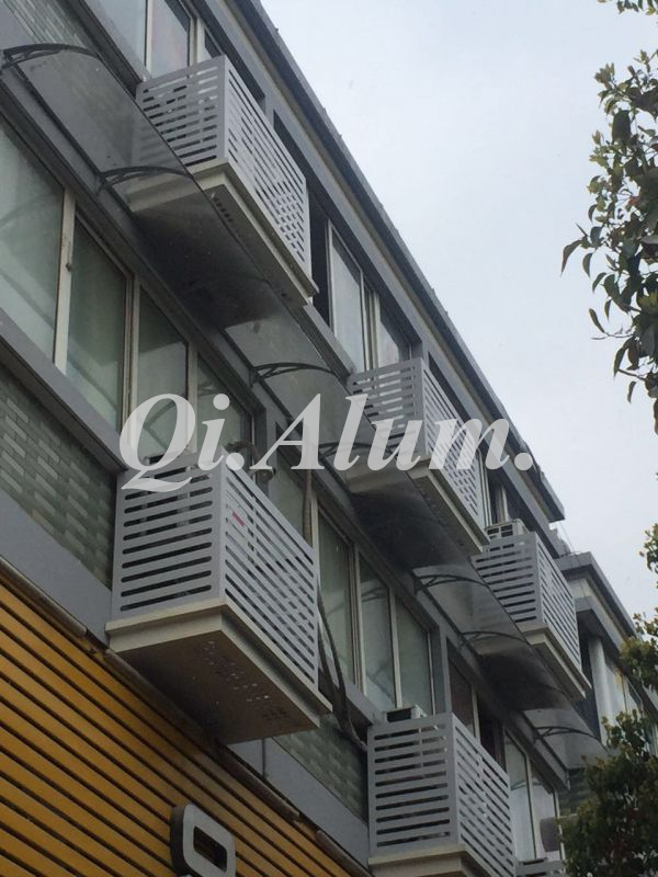Outdoor Aluminum AC Unit Louver Metal Cladding Aluminum Air Conditioner ...
