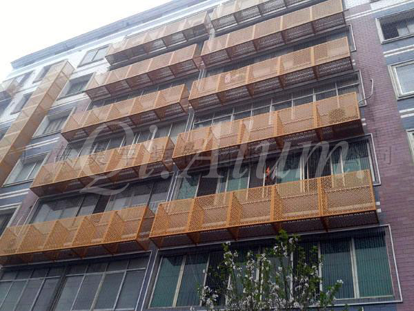 Outdoor Aluminum AC Unit Louver Metal Cladding Aluminum Air Conditioner ...