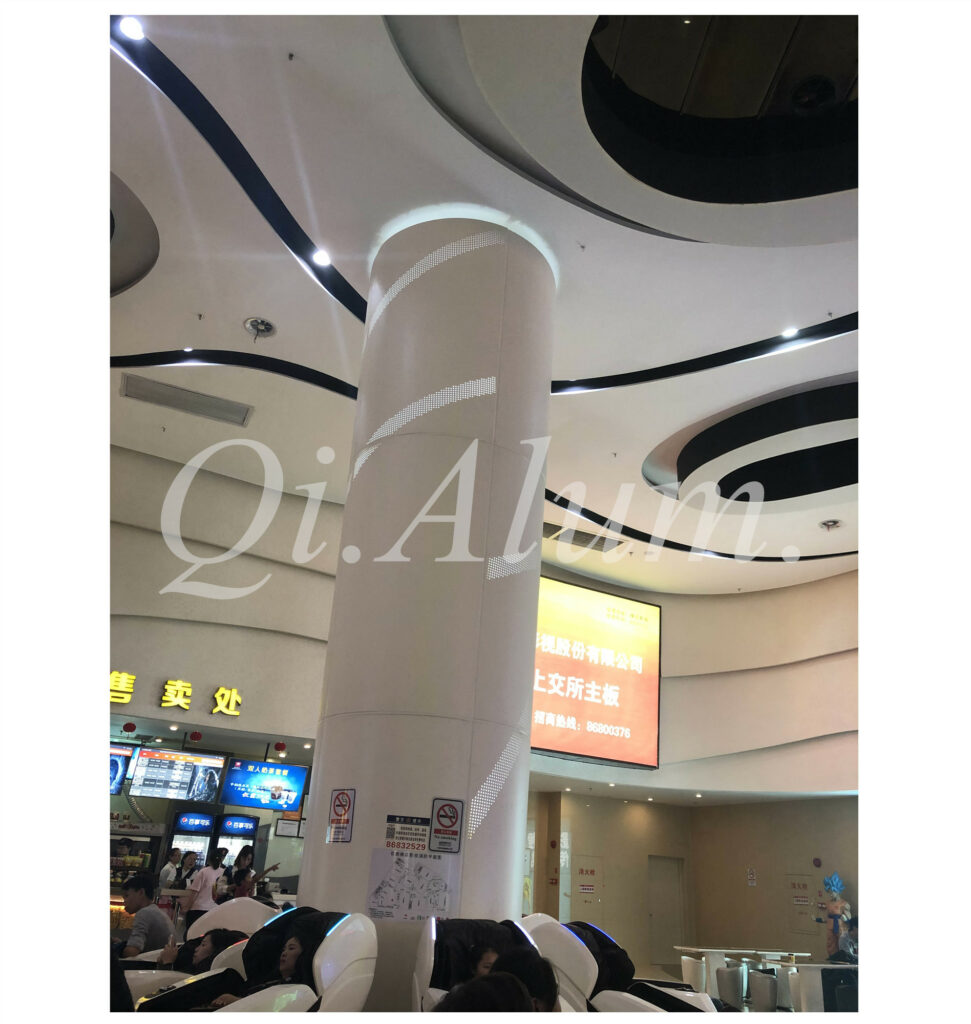 Technical curved/double curved aluminum panel perforated panel for ...