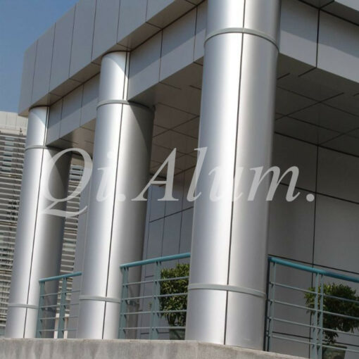 Interior exterior aluminum solid panel column cladding aluminum ...