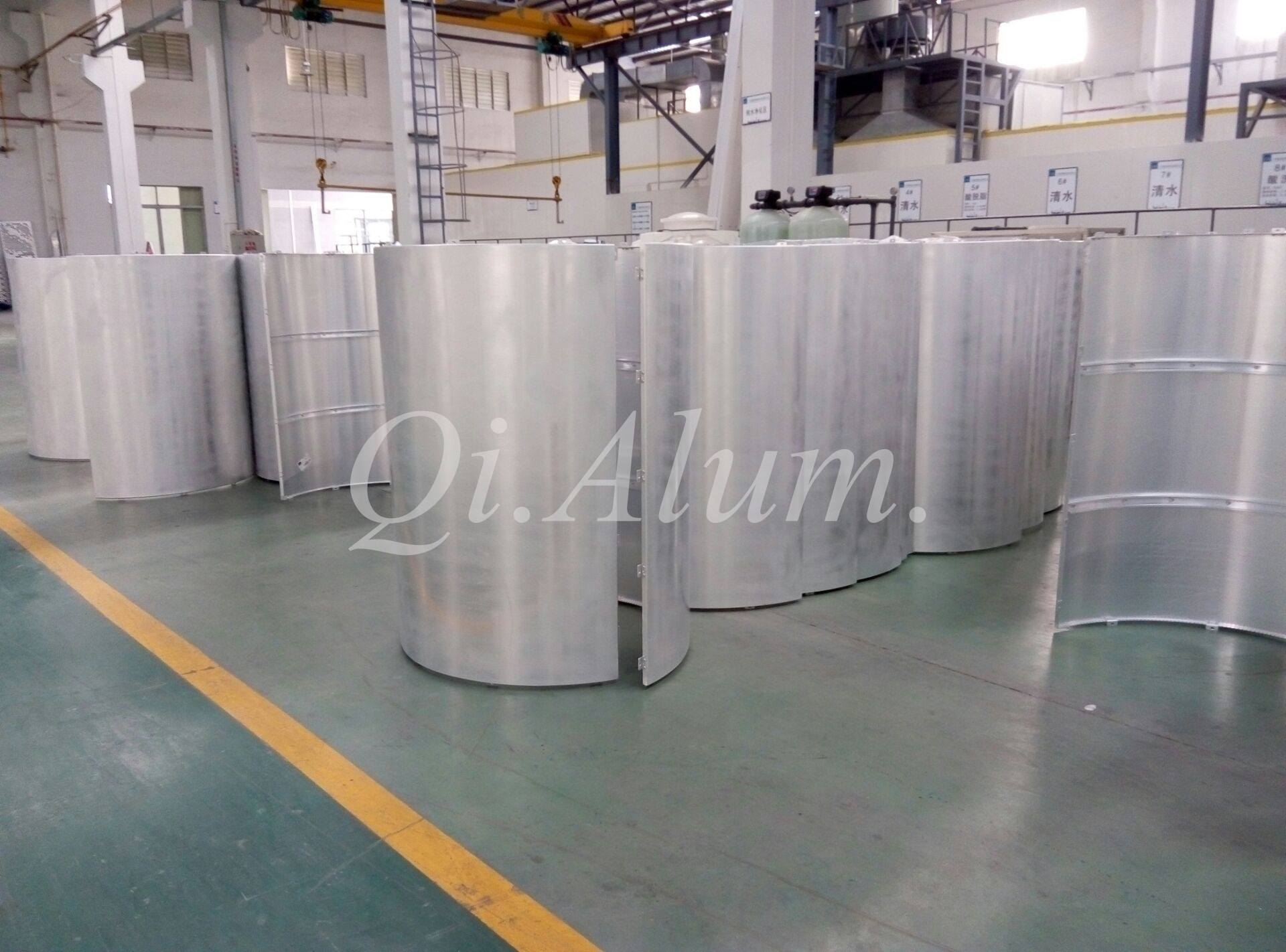 Curved aluminum panel 3D design facade perforated panel