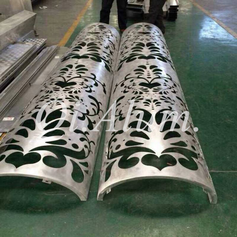 1100 Aluminum metal facade laser cut panel cladding