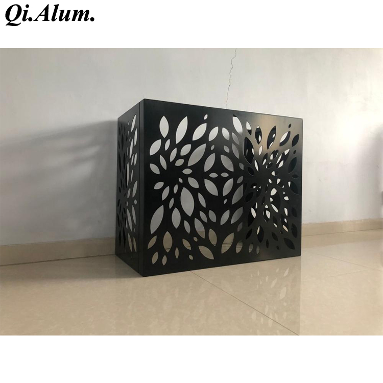 Outdoor Aluminum AC Unit Louver Metal Cladding Aluminum Air Conditioner ...