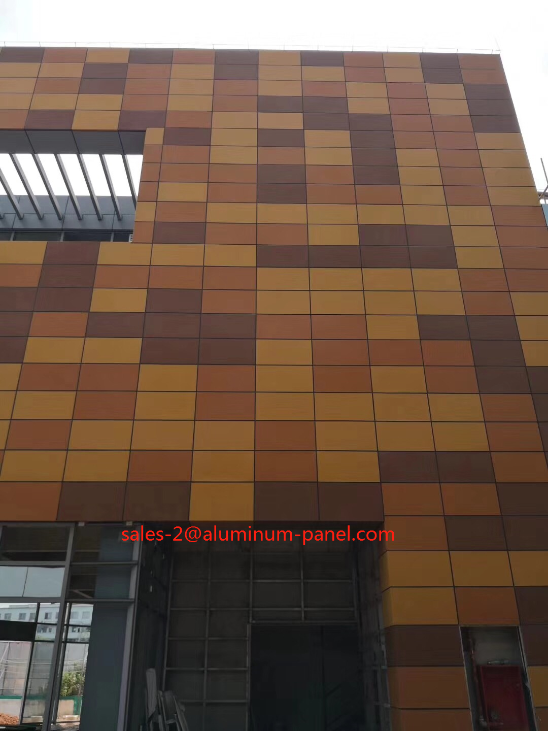 Solid mashrabiya Aluminum building cladding metal recycle material