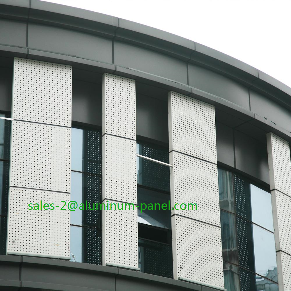 luxury office building fireproof CNC cutting aluminum cladding recycle ...