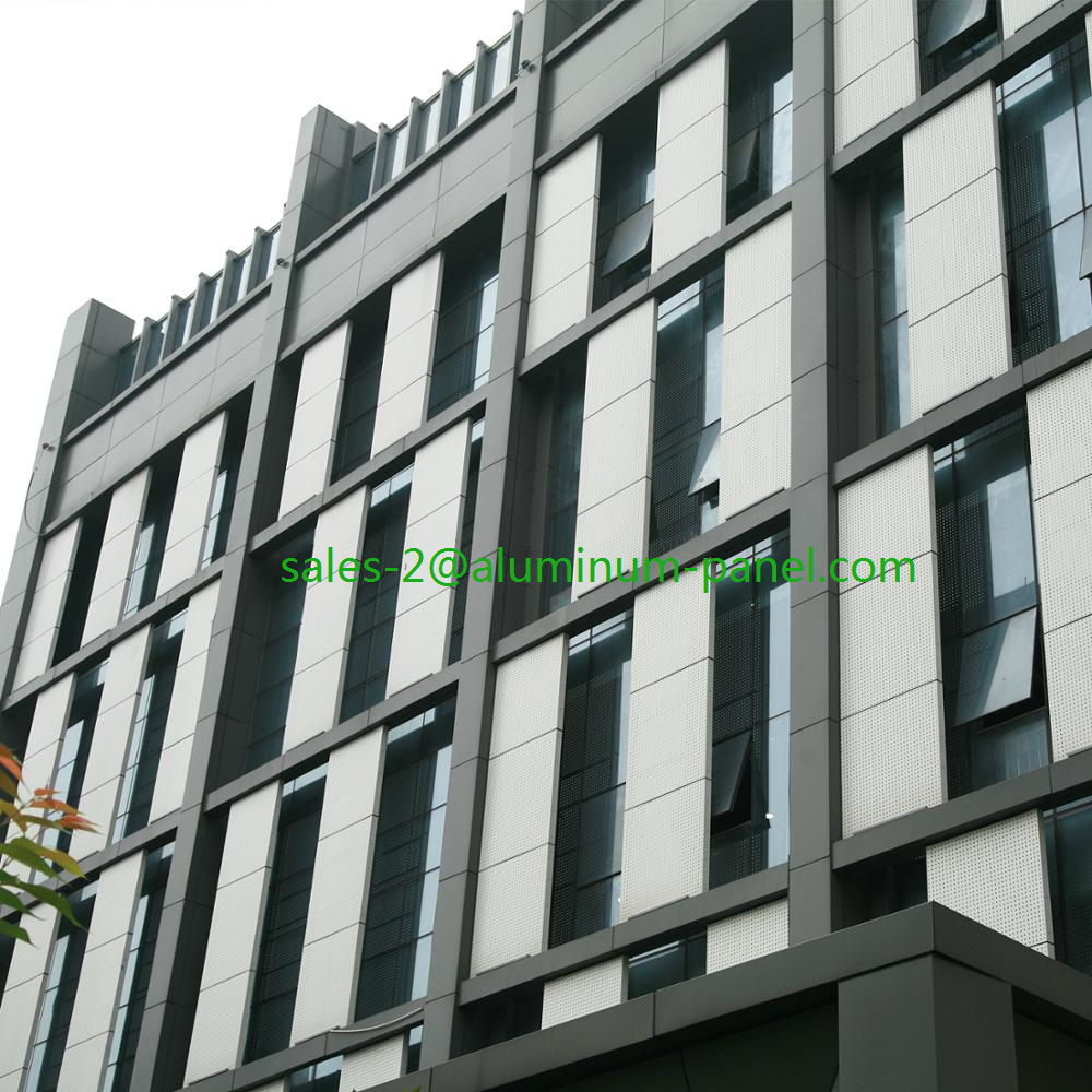 luxury office building fireproof CNC cutting aluminum cladding recycle ...