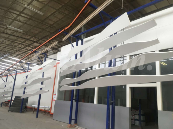 Customized Exterior 3D Blade Aluminium fireproof solid Panel custom ...