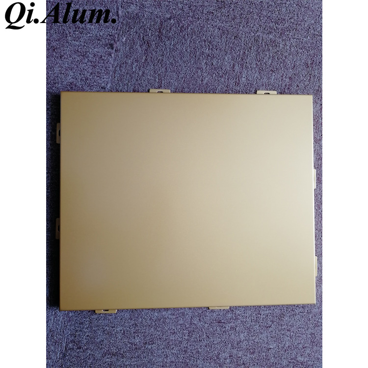 Architectural facade Aluminum Solid Panels For Curtain Walls