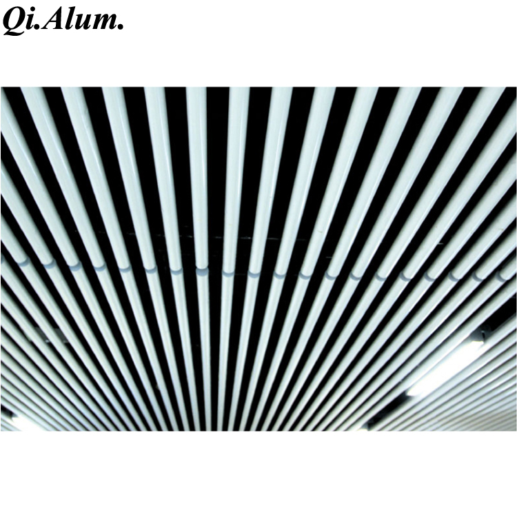 Interior decoration Aluminum Strip Ceiling Suspended Linear Ceiling ...