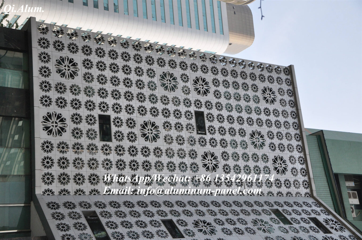 Perforated Aluminum Sheet With SDF Powder Coating Decorative Perforated ...