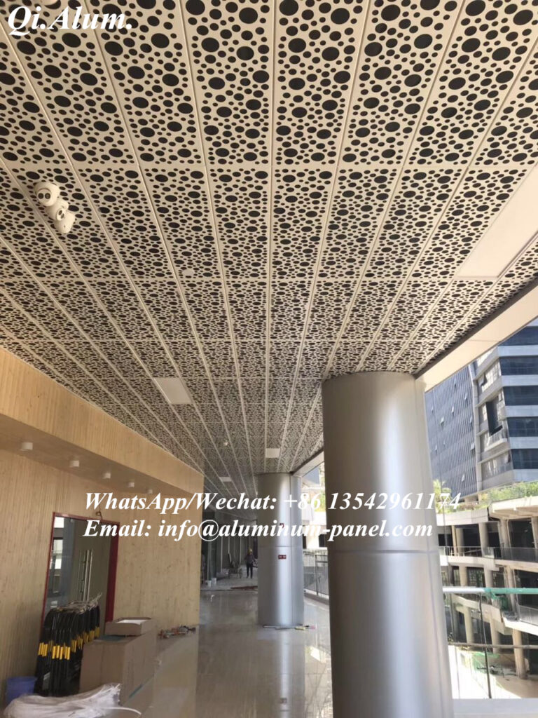 Perforated Sound Absorption Aluminum Honeycomb Ceiling Panel