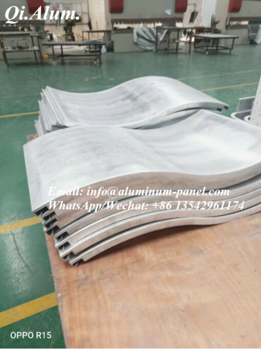 3MM Aluminium Curved Panel alumium double curved panels forfacade ...