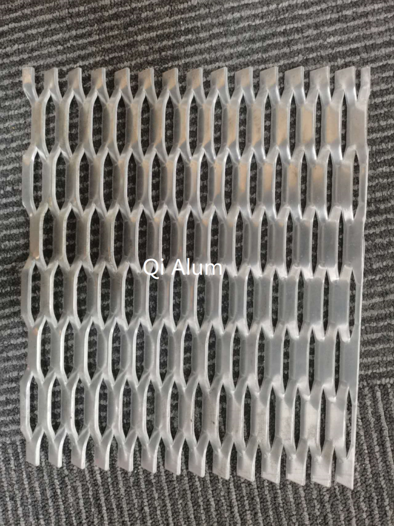 High strength custom aluminum expanded grating 3MM thickness metal mesh