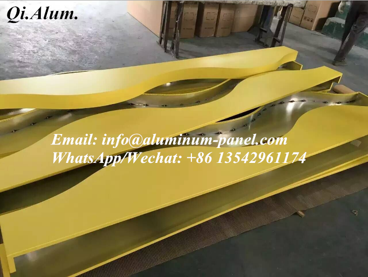 New Design Corrugated Aluminum Perforated Metal Cladding Facade 3mm ...