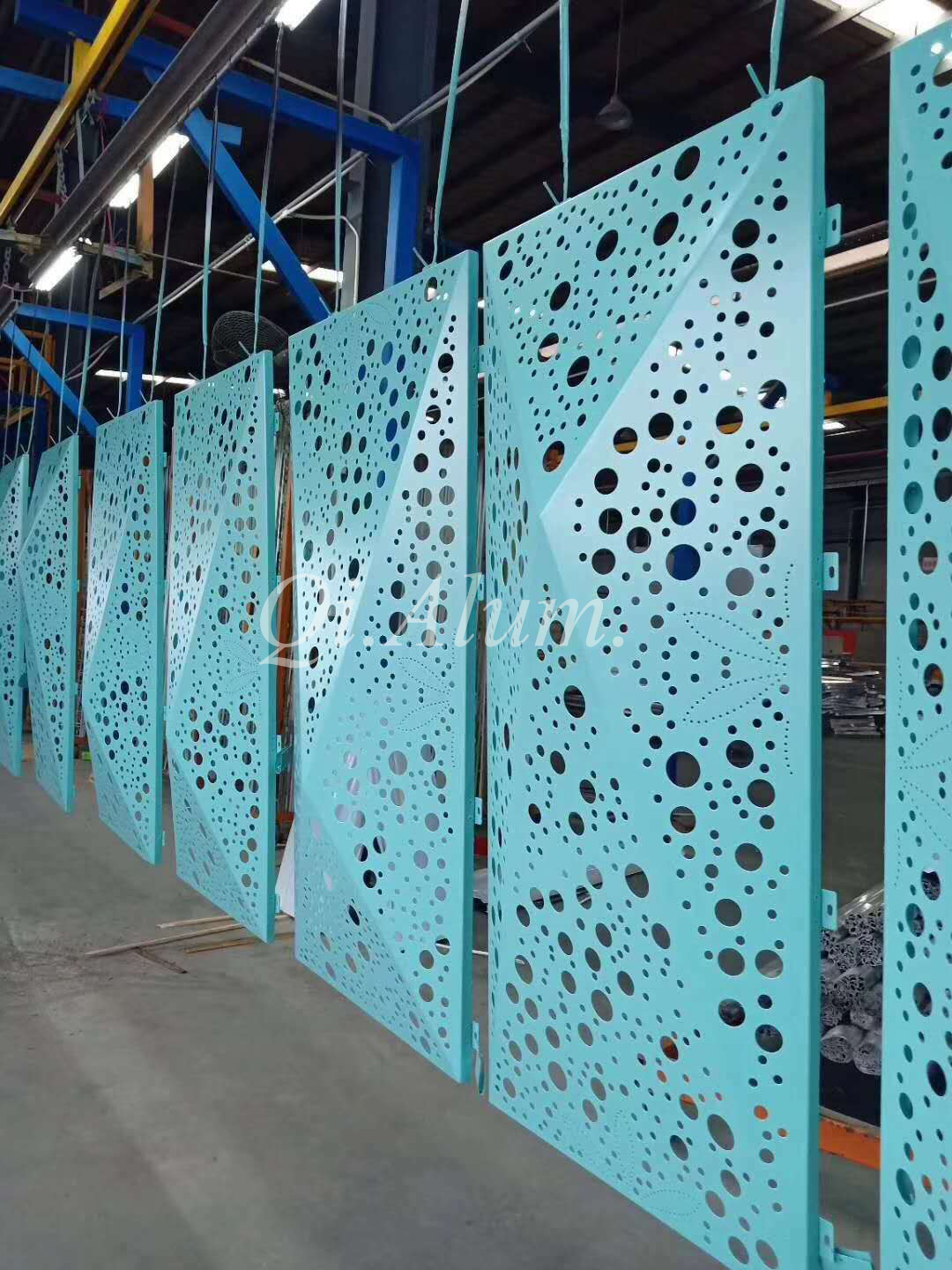 Golden Color Perforated Aluminium Panels