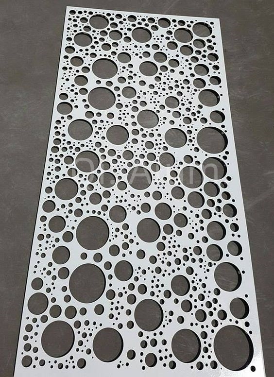 Fashion Design High Quality CNC Cutting Metal Aluminium Perforated ...