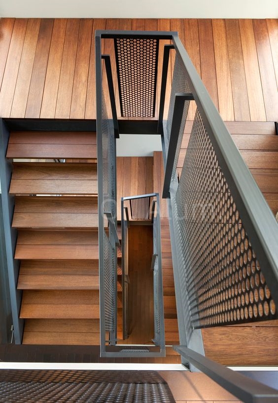 Customize Aluminum Perforated Metal Stair Hot Dipped Galvanized steel Stair