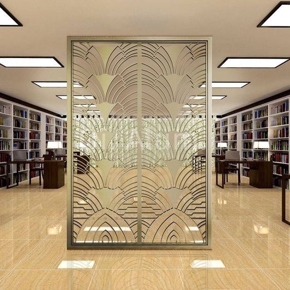 Metal corten steel screen sculpture artwork decor laser cut metal ...