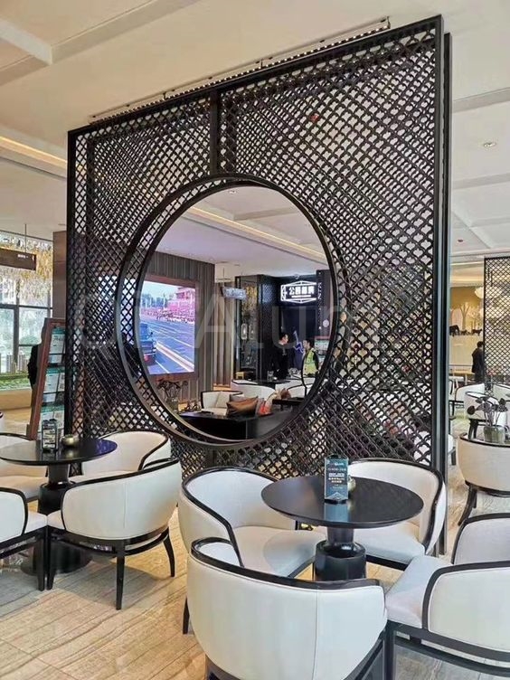 Metal corten steel screen sculpture artwork decor laser cut metal ...