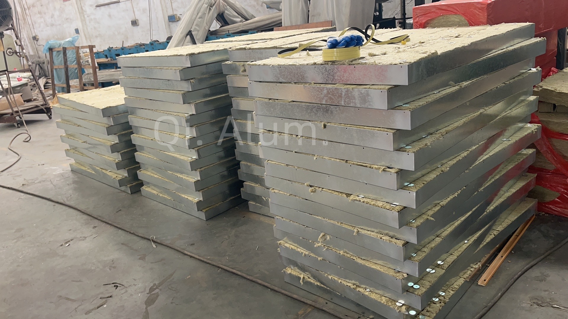 GI backpan with aluminum panel assembly work--1mm galvanized steel ...