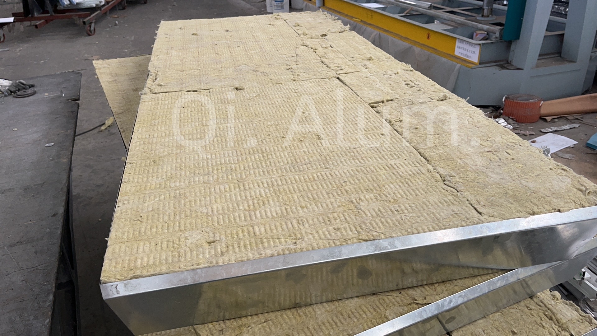 GI backpan with aluminum panel with Akzo Nobel powder D2015 AAMA2604 ...