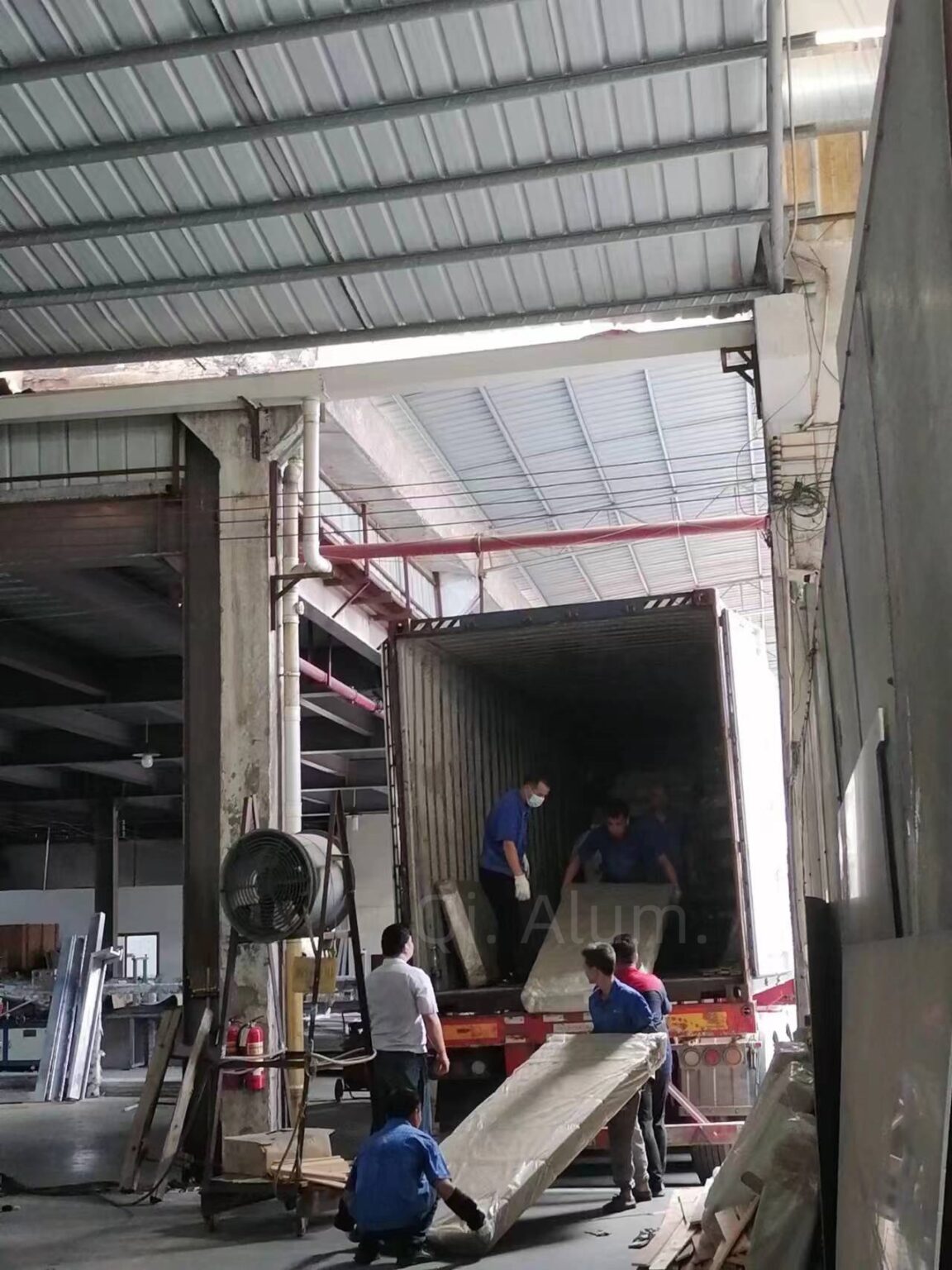 GI backpan with aluminum panel assembly work--1mm galvanized steel ...