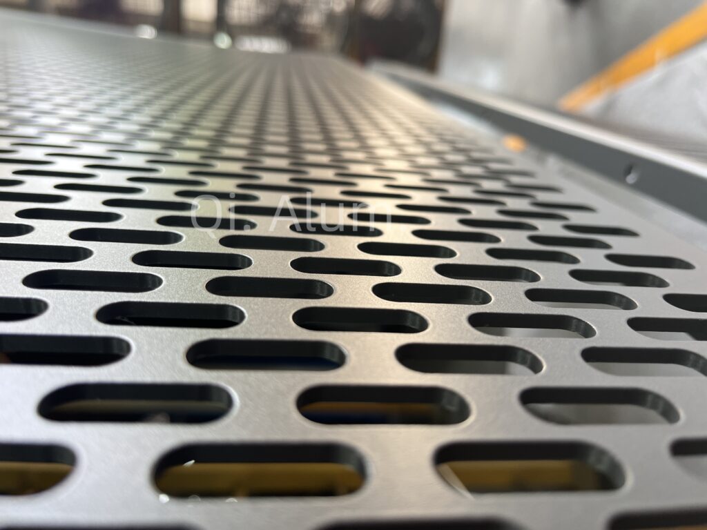 3mm thickness aluminum wall cladding perforated metal sheet single ...