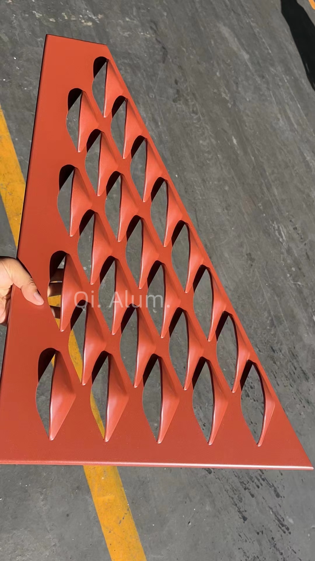 Aluminum hole Punching panel 3mm Aluminum fish scale panel beautiful ...