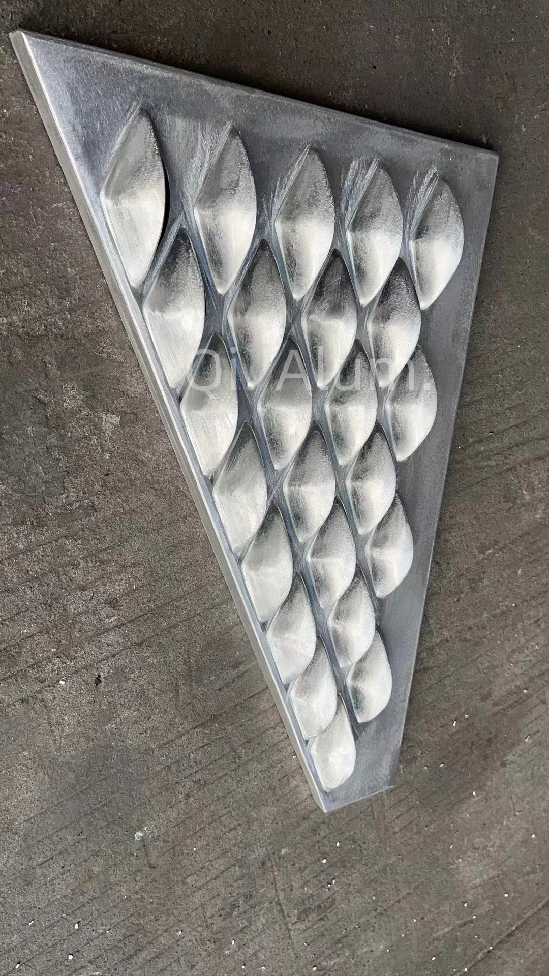 3MM aluminum fish scale panel, Aluminum hole Punching panel