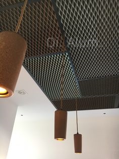 Metal decorative wall perforated aluminum grid wire mesh ceiling panel