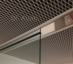 Metal decorative wall perforated aluminum grid wire mesh ceiling panel