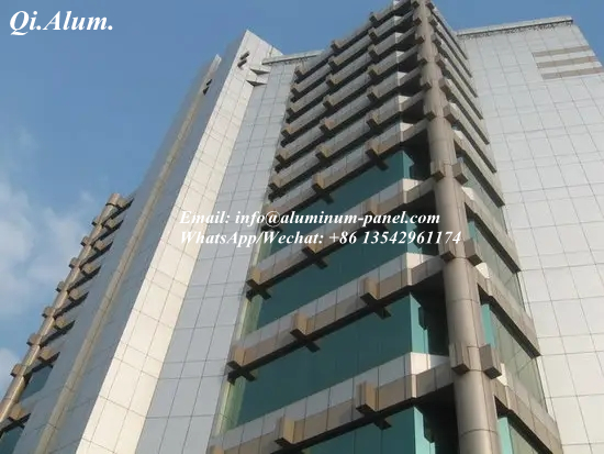 Aluminum building facade/wall cladding/curtain wall