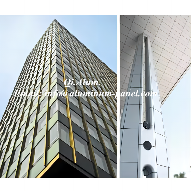 Exterior wall cladding aluminum panels exterior building facade