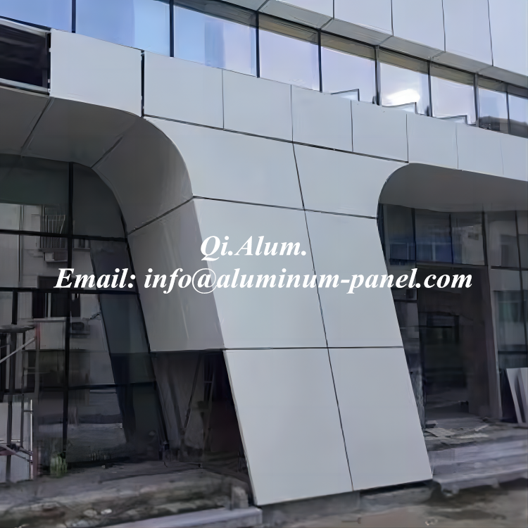 Modern Design Aluminum Facades Solid Aluminum Facade Panels